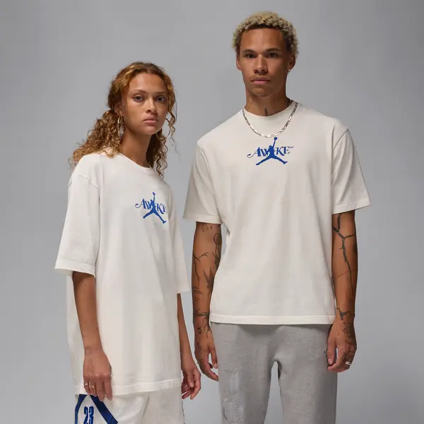 Tシャツ・カットソー Jordan x Awake NY T-Shirts Sail Jordan X Awake Ny T-Shirt - White | Editorialist