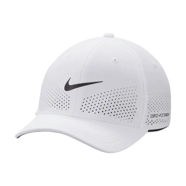 Nike Dri-fit Adv Rise Structured Swooshflex Cap - White