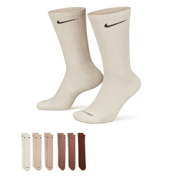 Nike Everyday Plus Cushioned Training Crew Socks - Multicolor