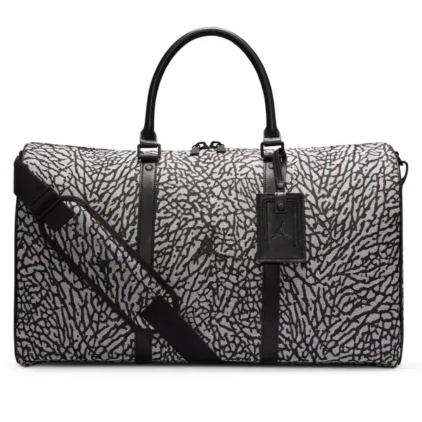 Jordan Icon Duffle Bag In Black - 59% Off | Editorialist