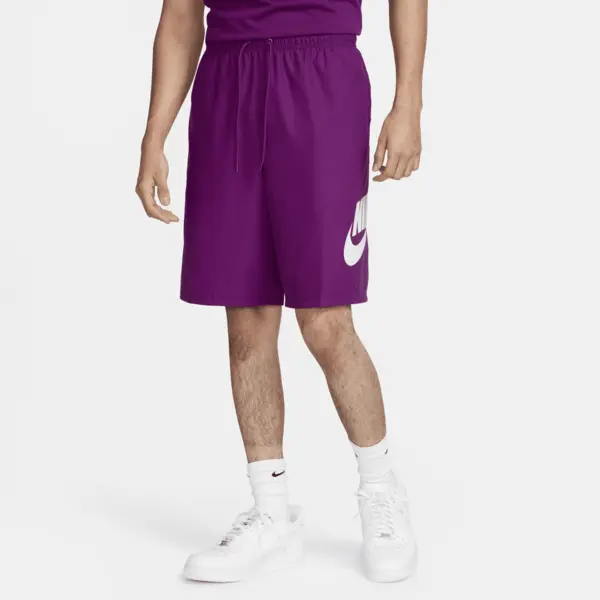 Nike Club Woven Shorts Purple Editorialist