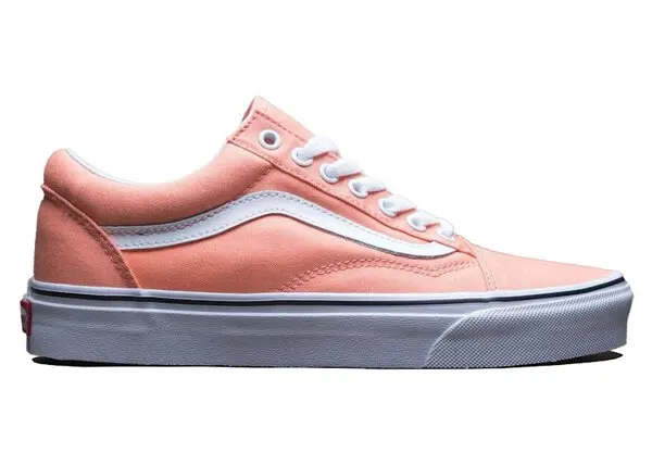 VANS Old Skoolin Sneakers - Pink Peach/true White