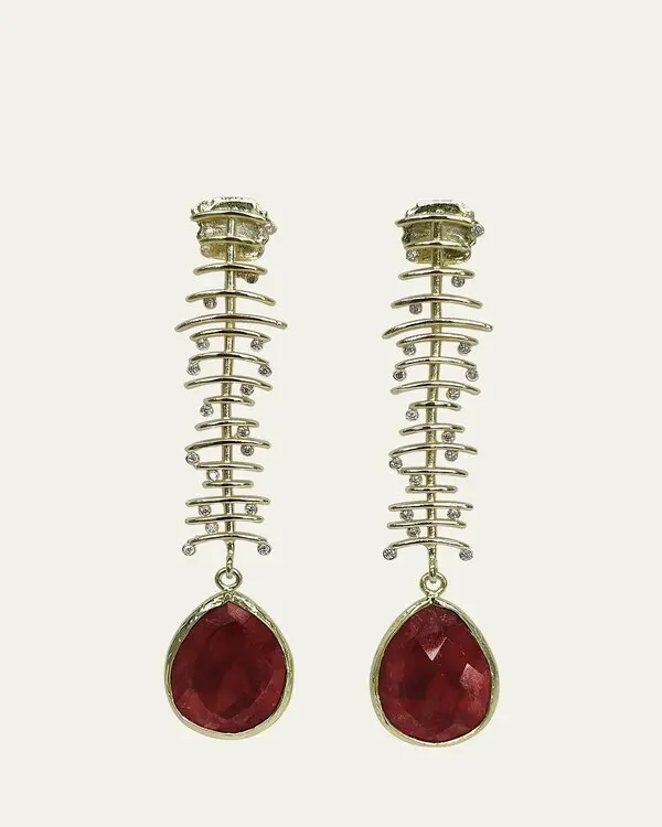 V.BELLAN Spine Dangle Earrings