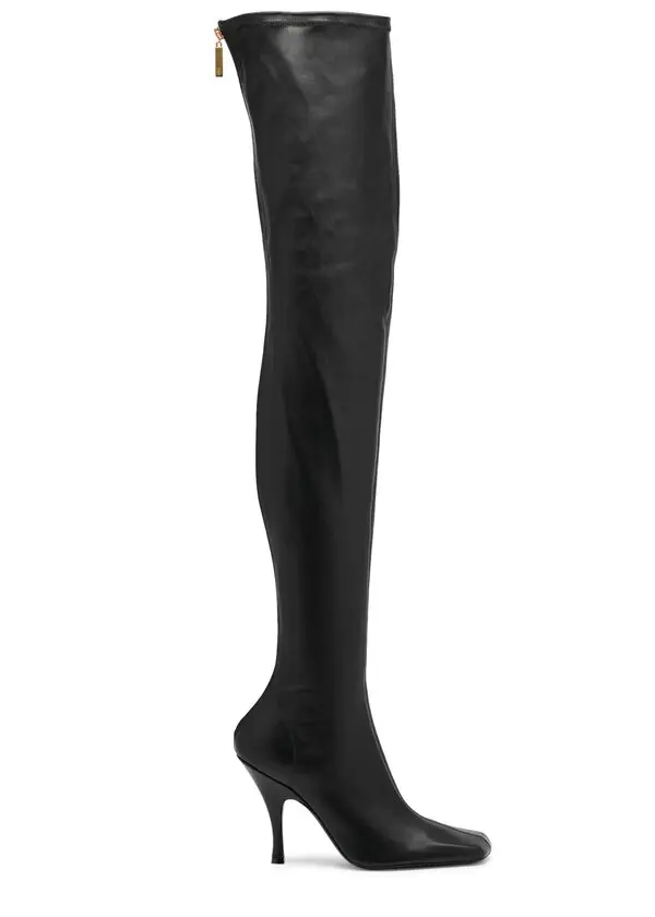 Khaite Leather Over-the-knee Boots - Black