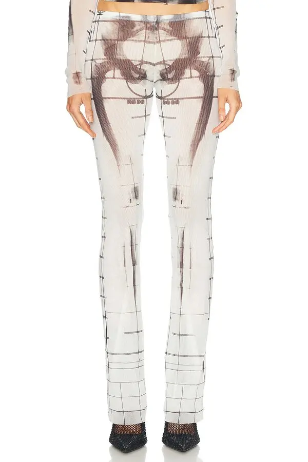 Jean Paul Gaultier Squeletor Trousers - White & Black