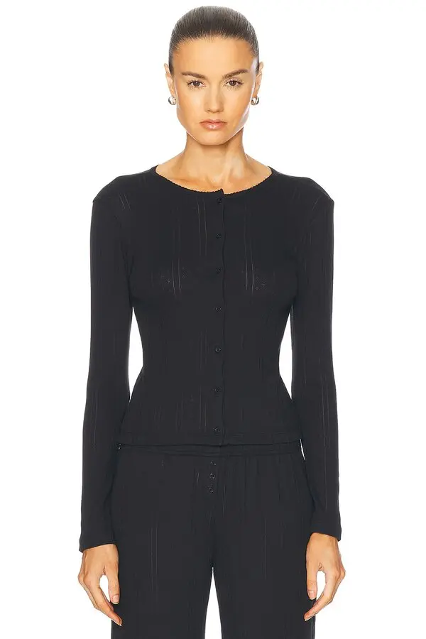 COU COU The Cardigan - Black