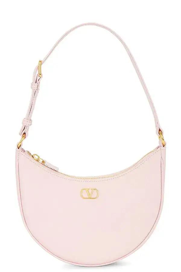 Valentino Garavani Vlogo Signature Mini Hobo Bag Rose Quartz