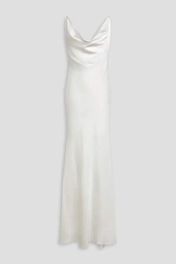RHEA COSTA Paloma Draped Gown