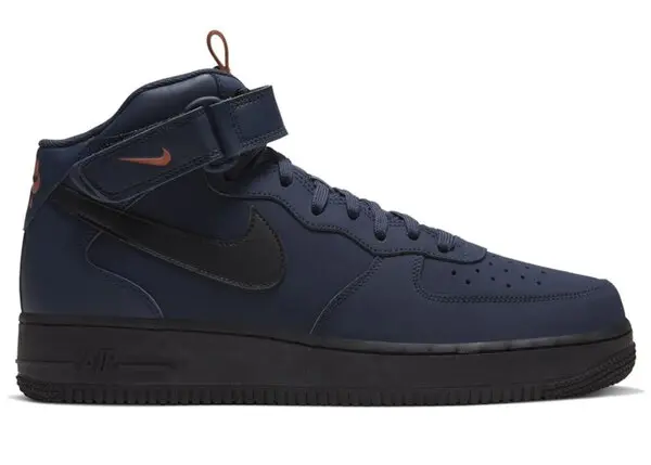 Nike Air Force 1 Mid Sneakers - Obsidian/dusty Peach/black