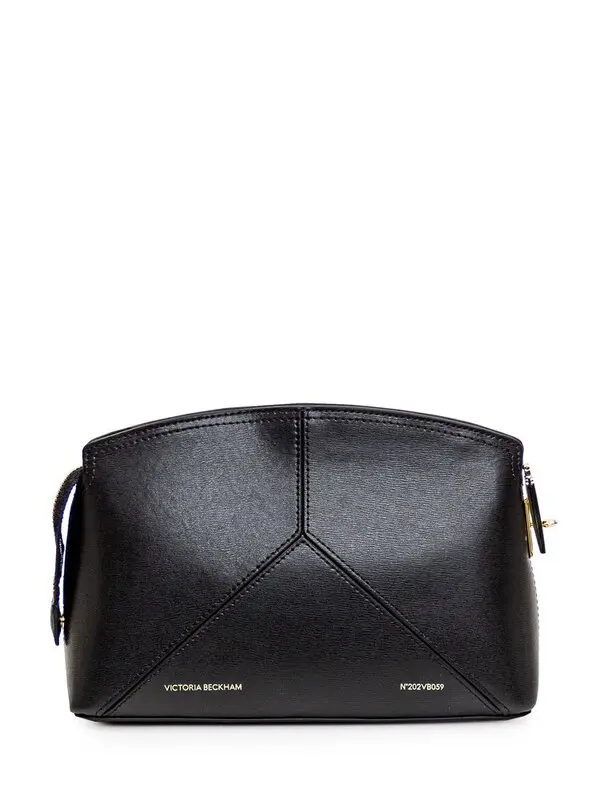 Victoria Beckham Victoria Logo Printed Crossbody Bag In Black - 14% Off ...