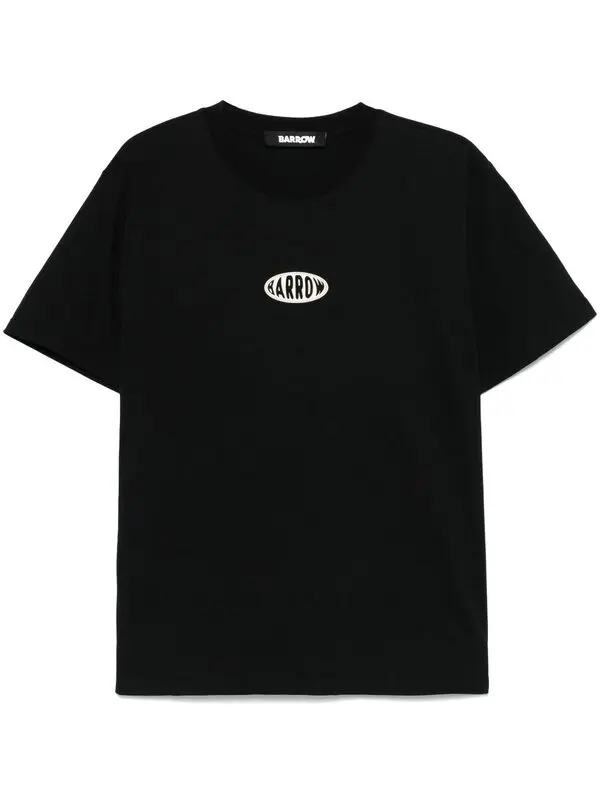 BARROW Logo-print T-shirt - Black