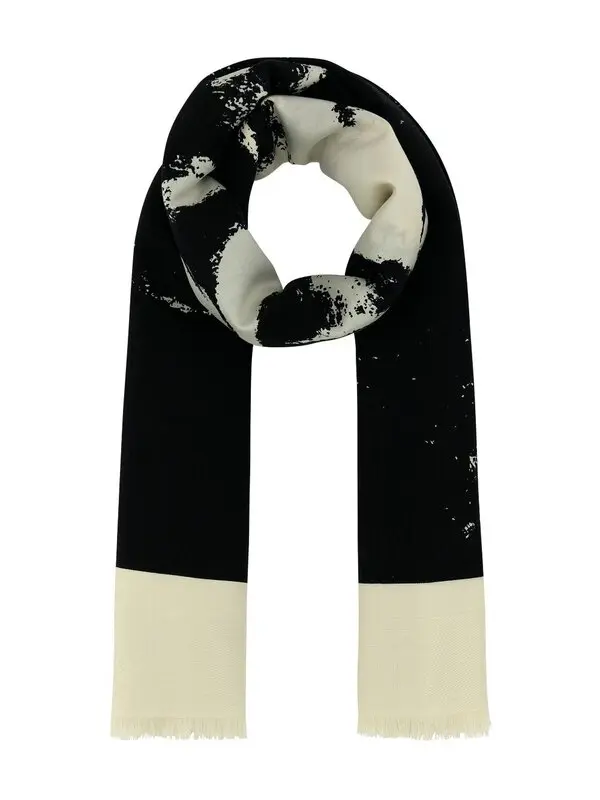 Alexander McQueen Skull-print Scarf - Black