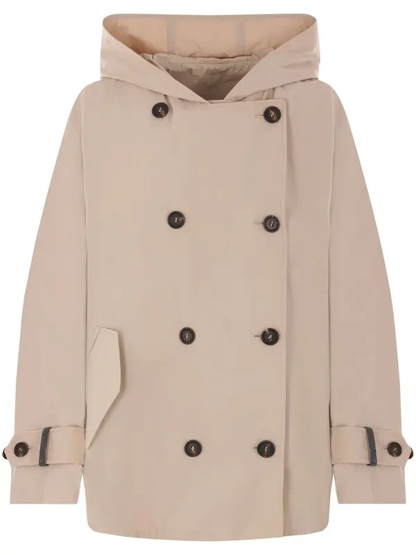 Brunello Cucinelli Taffeta Parka Coat