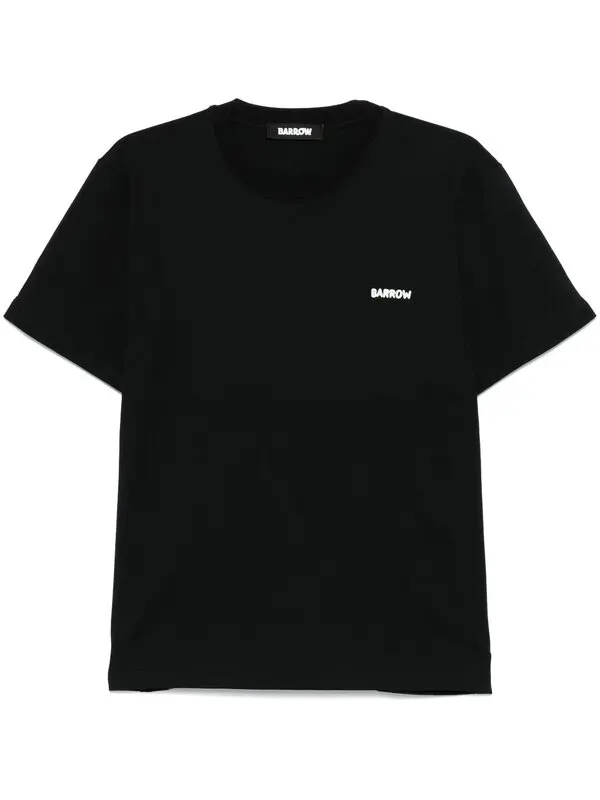 BARROW Logo-print T-shirt - Black