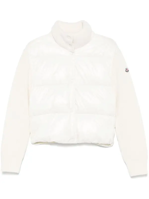 Moncler Knitted-panel Jacket