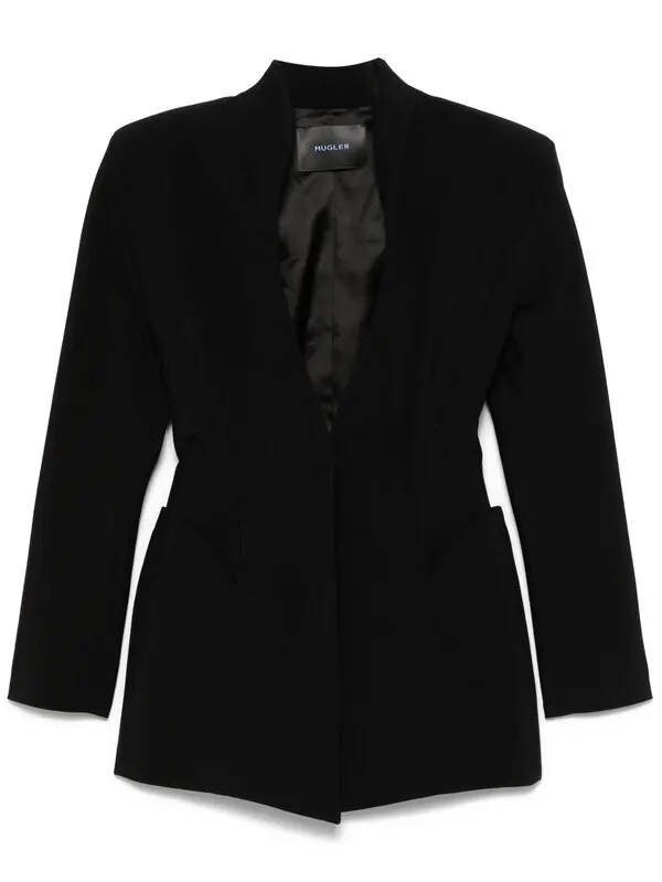 MUGLER Fitted-waist Blazer