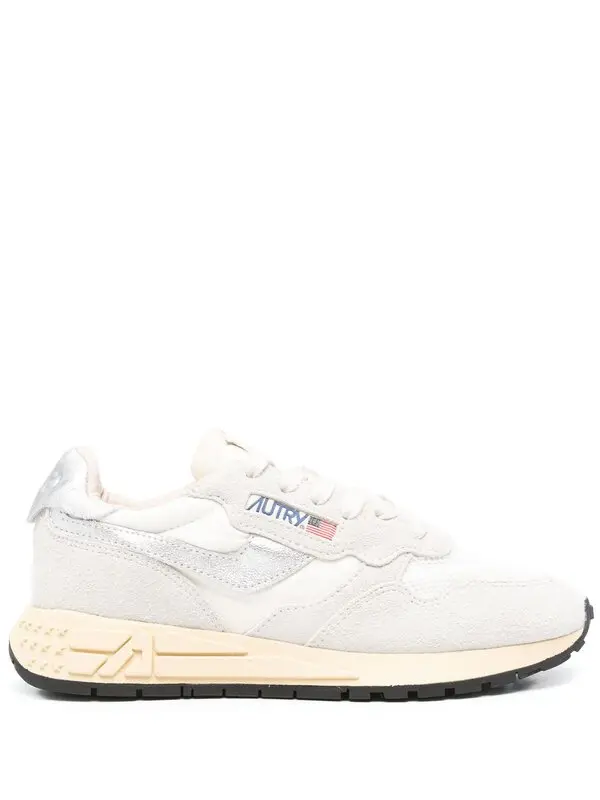 AUTRY Panelled Low-top Sneakers - White