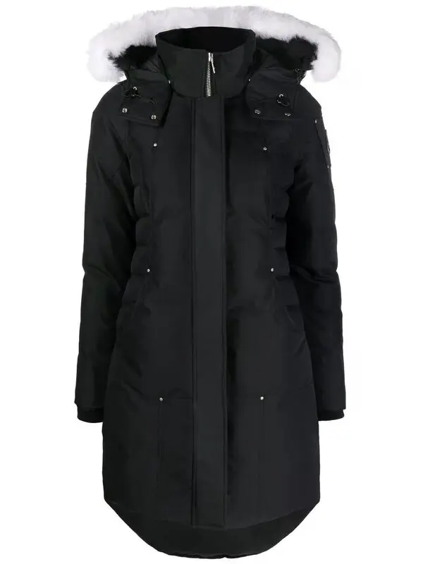 Moose Knuckles Cloud Parka With Hood - Black