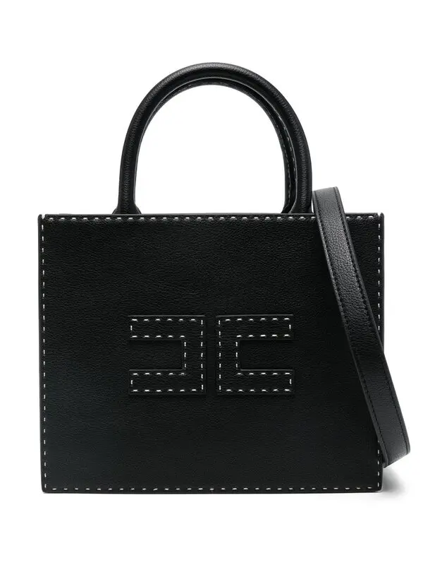 Elisabetta Franchi Small Tote Bag - Black