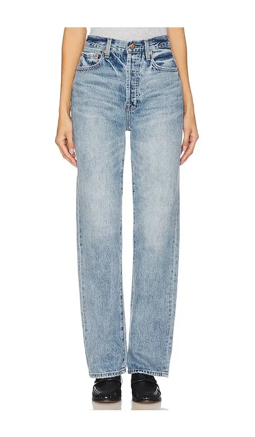 PISTOLA Cassie High Rise Straight Jeans - Bramble