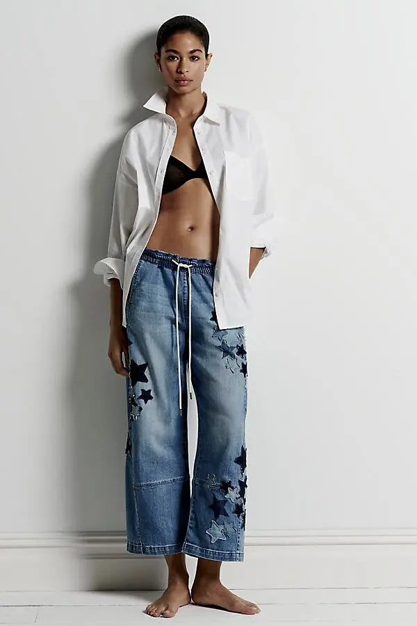 PILCRO The Izzie Relaxed Pull-on Barrel Jeans