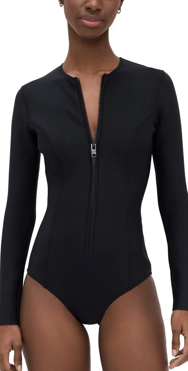 Lisa Marie Fernandez Farrah Long Sleeve Maillot Piece