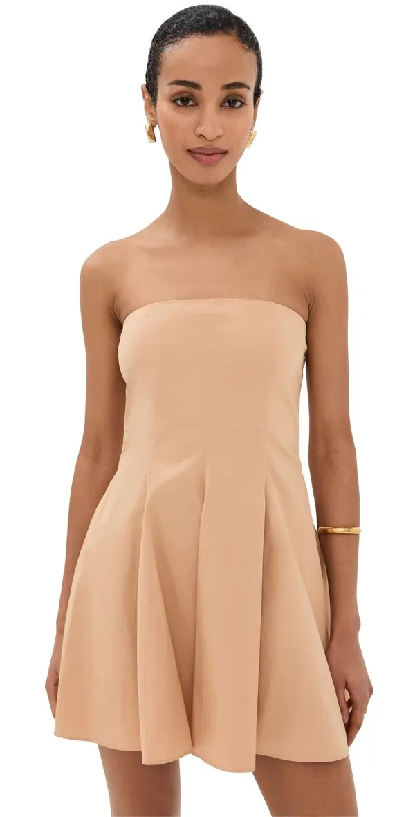 AZLEE Sable Mini Dress - Sand