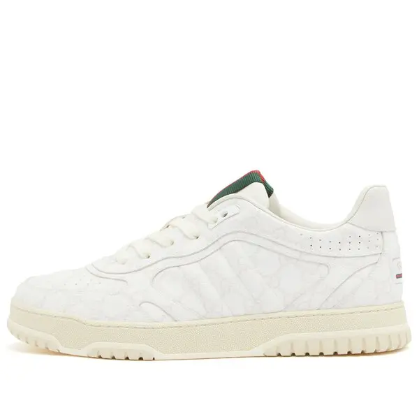 Gucci Re-web Monogram Sneakers - White