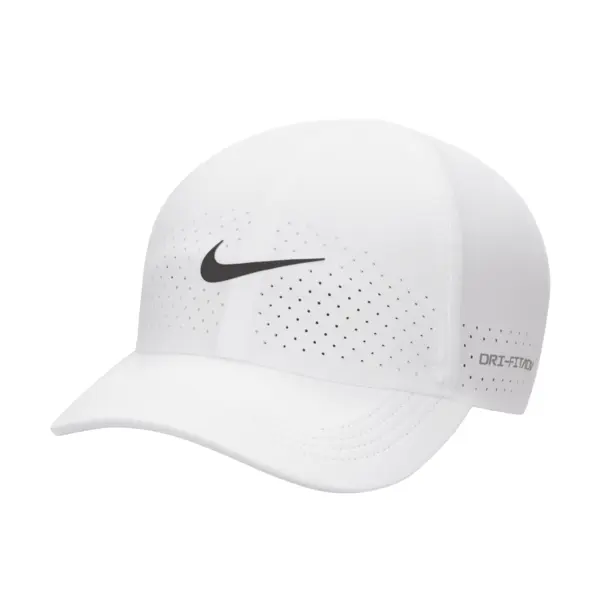 Nike Dri-fit Adv Club Unstructured Tennis Cap - White
