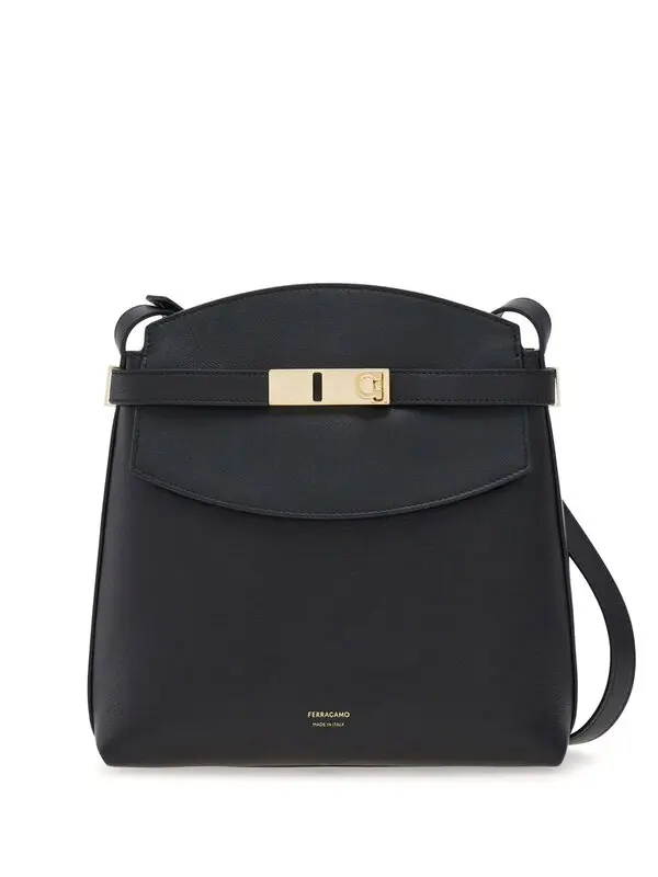 FERRAGAMO Hug Crossbody Bag - Black