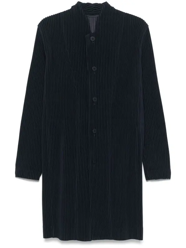 Issey Miyake Tailored Pleats Coat