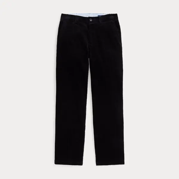 Ralph Lauren Bedford Straight Fit Corduroy Pant - Black
