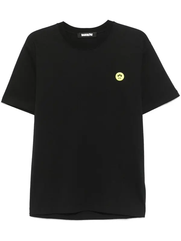 BARROW Raised-logo T-shirt - Black