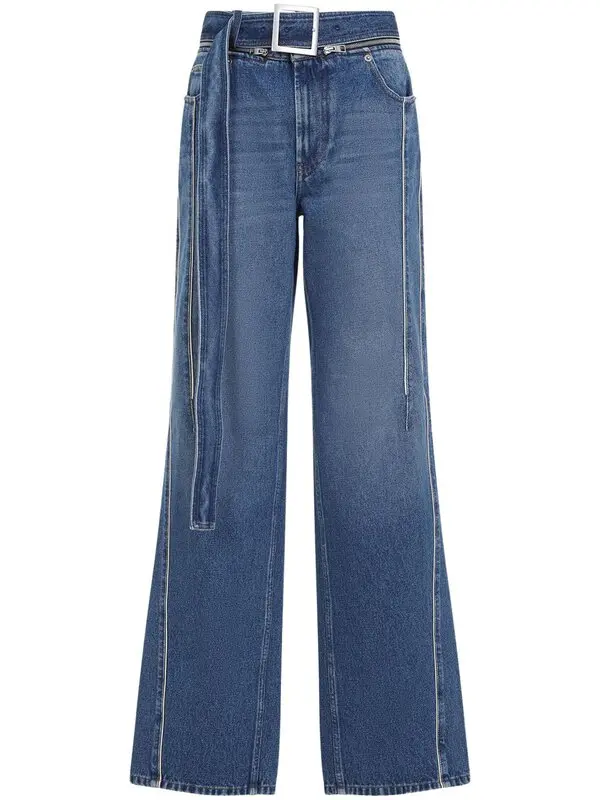 Jean Paul Gaultier Flared Jeans - Blue - 55% Off | Editorialist
