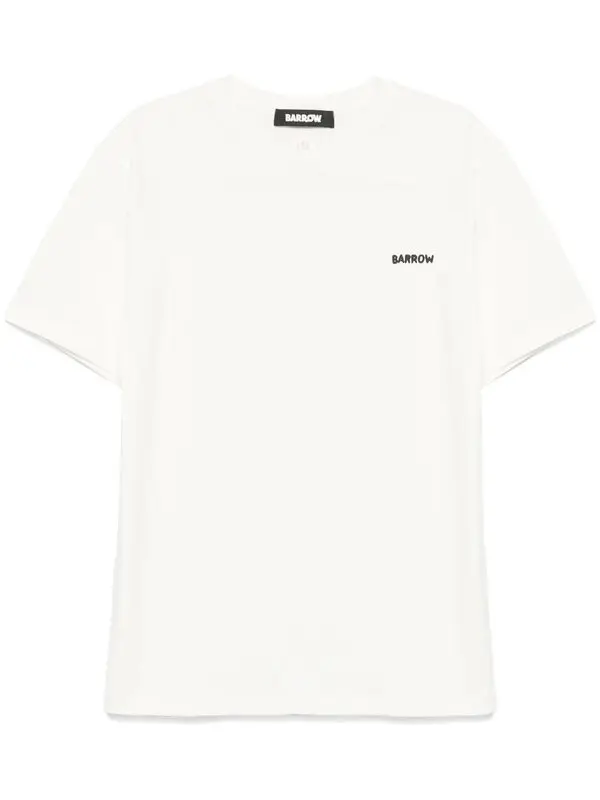 BARROW Logo-print T-shirt - White