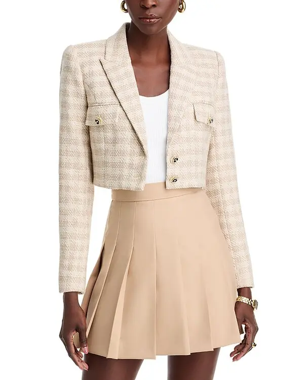 L'Agence Maura Cropped Blazer