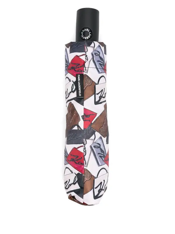Karl Lagerfeld Logo-print Umbrella