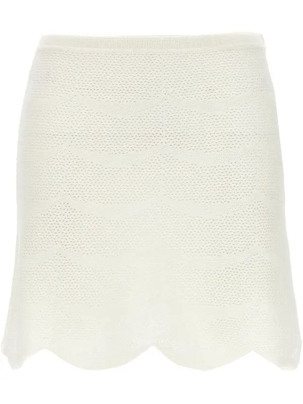 TOM FORD Crochet Mini Skirt