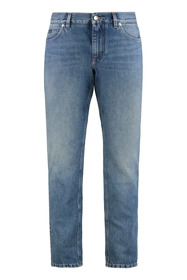 Dolce & Gabbana Regular Fit Jeans - Navy