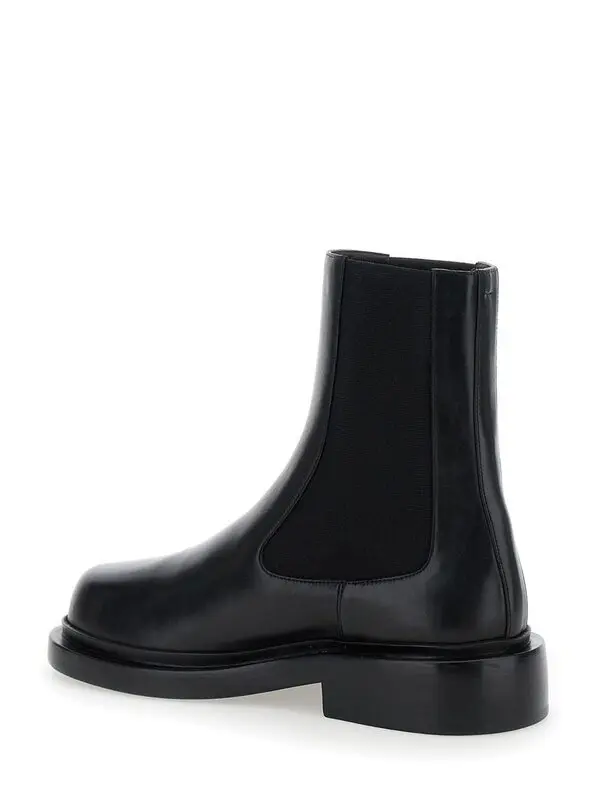JIL SANDER Leather Chelsea Boots