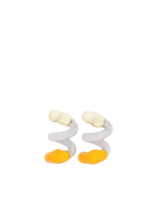 Sunnei Fusillo Earrings - Grey