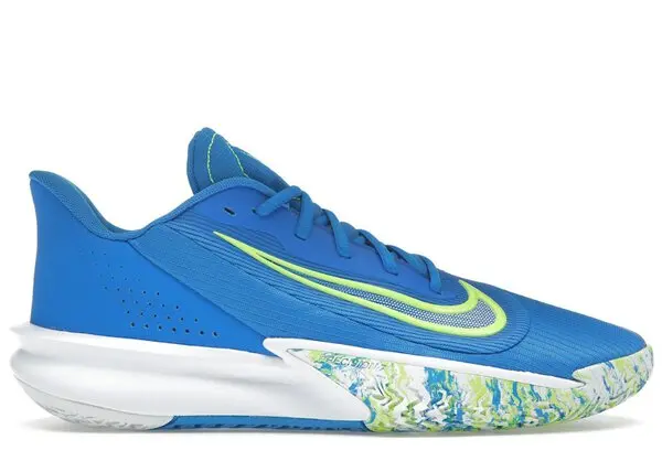 Nike Precision Sneakers - Photo Blue/volt/white