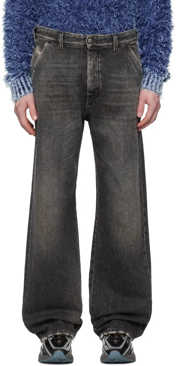 DIESEL D-phant-chino Black ディーゼル diesel Women's Regular Jeans | Dark Blue | Diesel D-Phant-chino