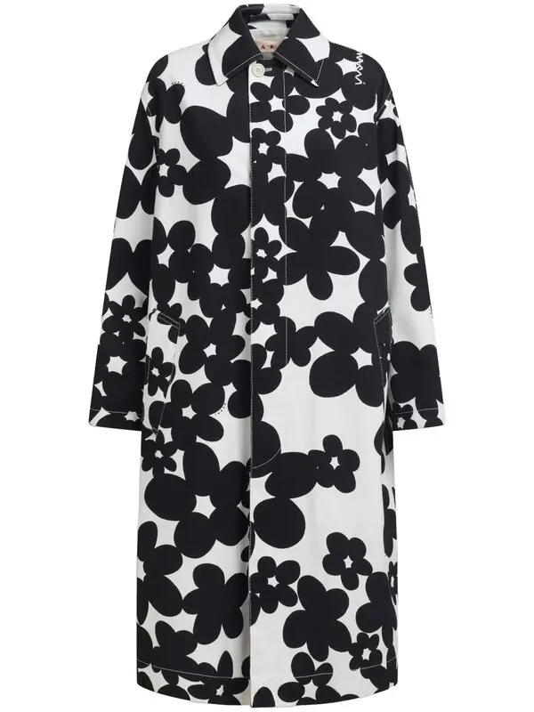 Marni Floral-print Coat