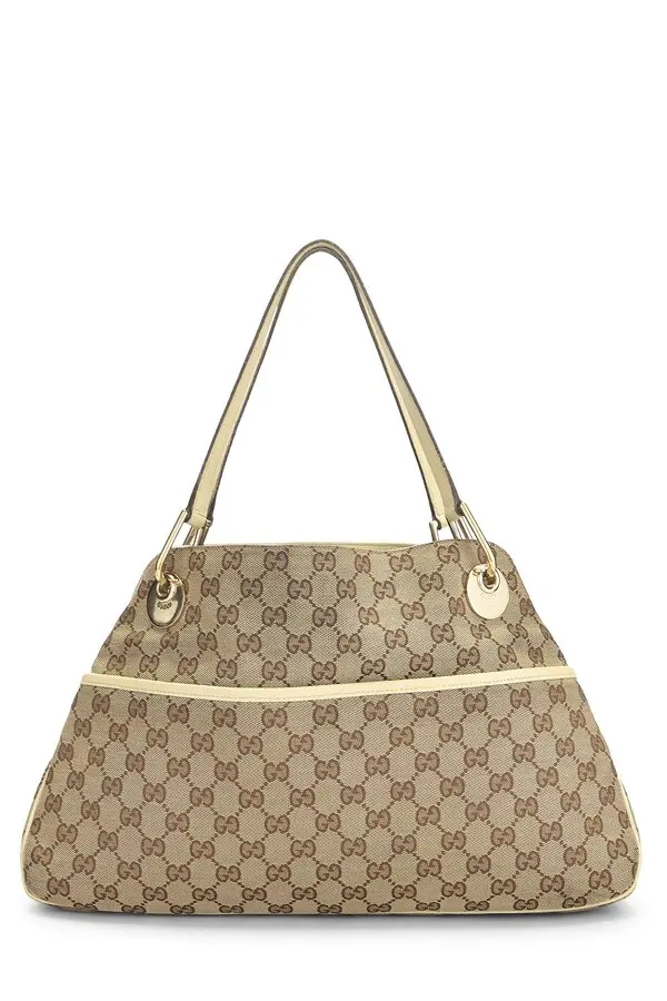 Gucci Original Gg Canvas Eclipse Large Tote - Brown
