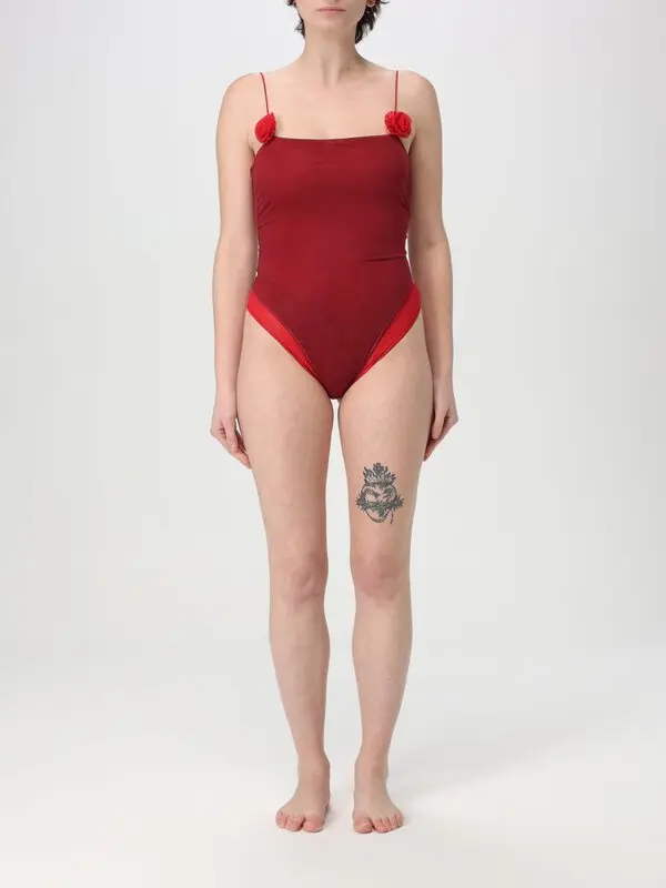 Oseree One-Piece Swimsuit In Wine 20% Off Editorialist