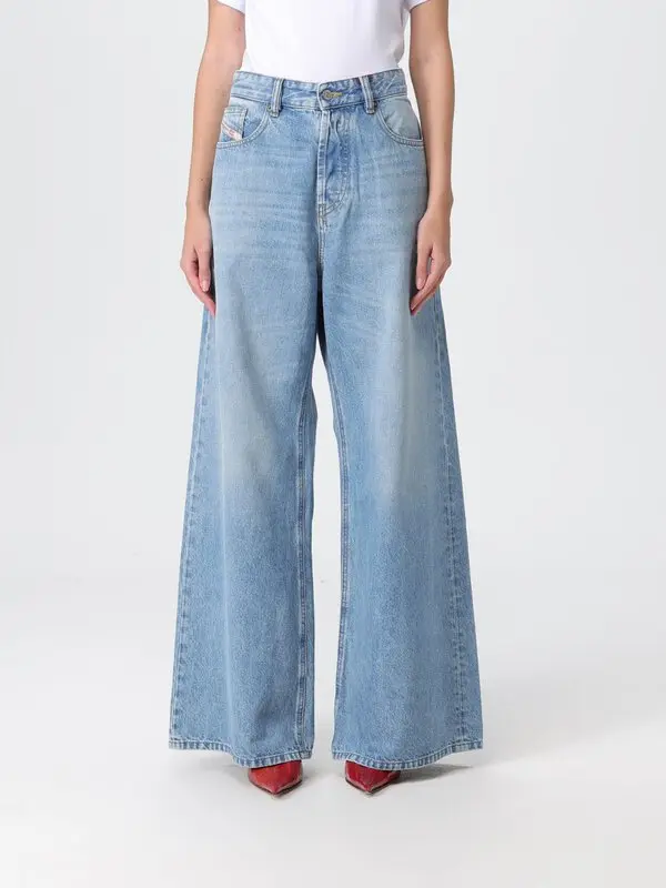 Diesel Wide Leg Jeans