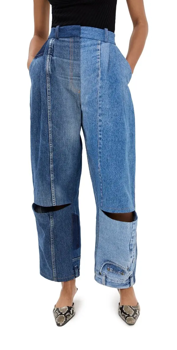 A.W.A.K.E. Mode Upcycled Denim Jeans - Blue