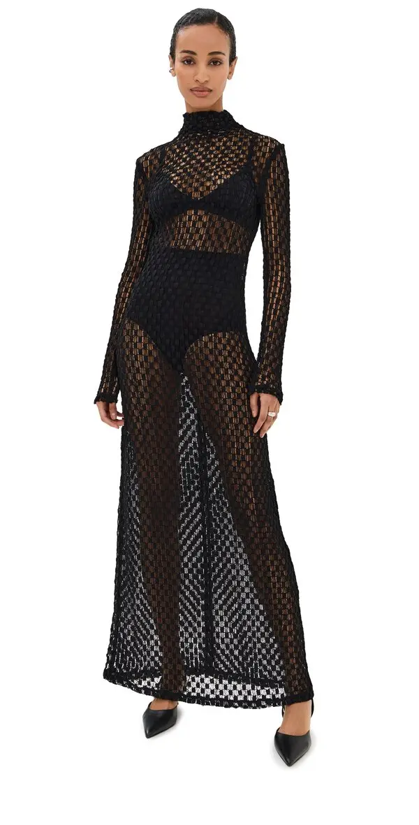 RÓHE Geometrical Lace Dress
