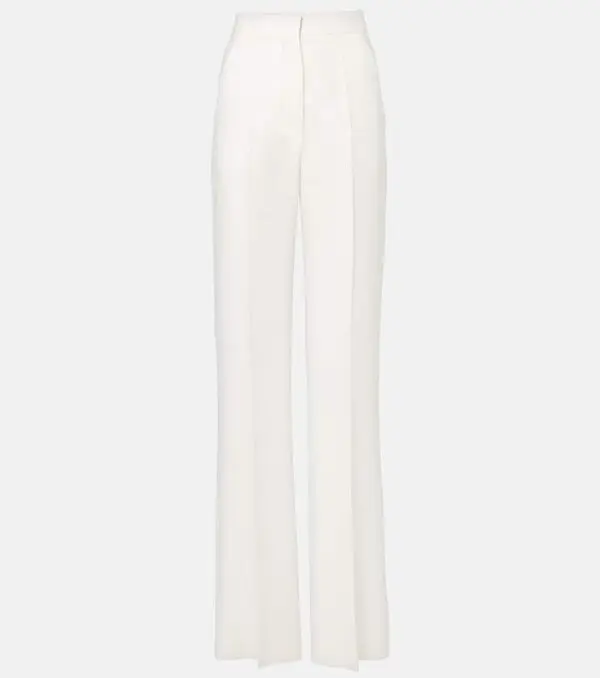 Max Mara Aversa Wide-leg Pants - White
